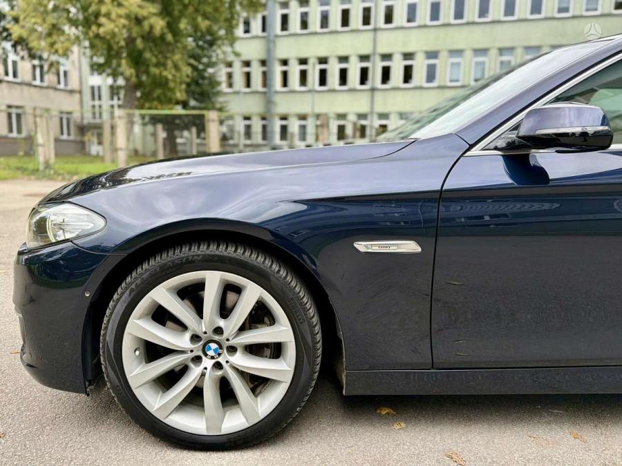 Синий БМВ 525 2014 в Вильнюс, объемом двигателя 2.00 л и пробегом 207 тыс. км за 10650 €, фото 13 на AUTOMOTO.COM.LV