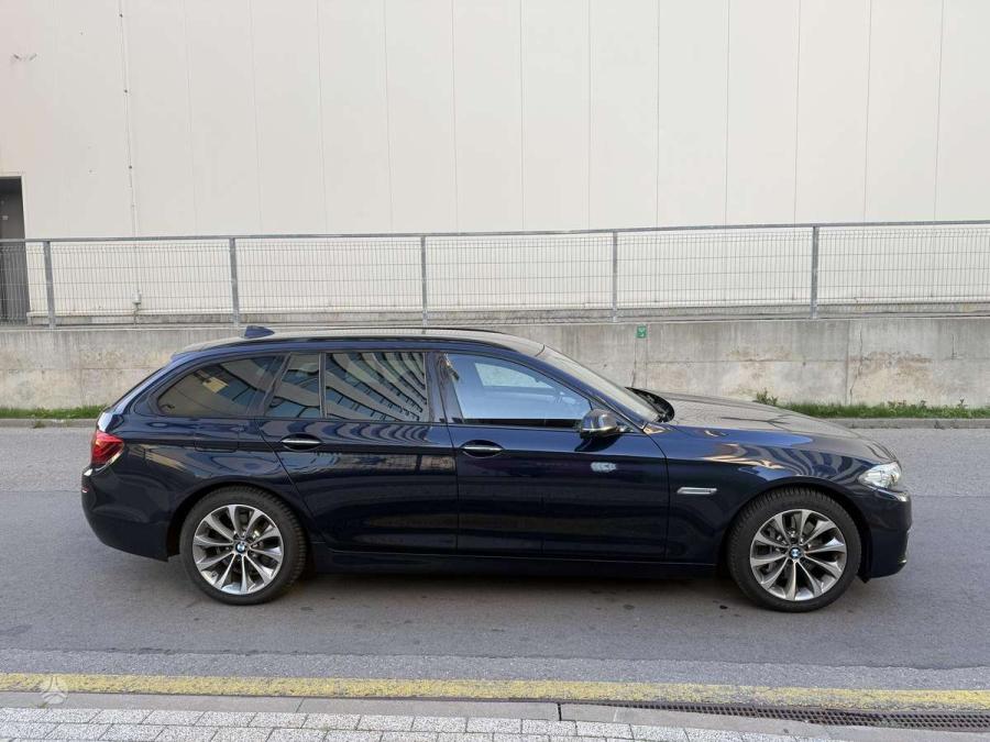 Blue BMW 525 2014 in Vilnius, with an engine capacity of 2.00 L and mileage of 252 thousand km for 10500 €, photo 5 on AUTOMOTO.COM.LV