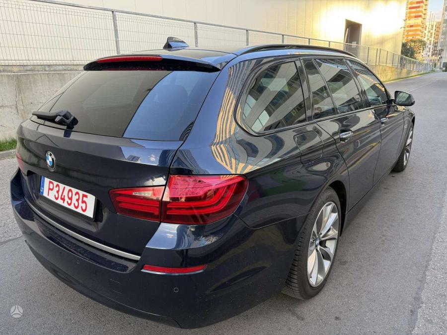 Blue BMW 525 2014 in Vilnius, with an engine capacity of 2.00 L and mileage of 252 thousand km for 10500 €, photo 6 on AUTOMOTO.COM.LV