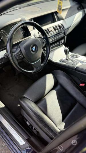 Blue BMW 525 2014 in Vilnius, with an engine capacity of 2.00 L and mileage of 252 thousand km for 10500 €, photo 10 on AUTOMOTO.COM.LV