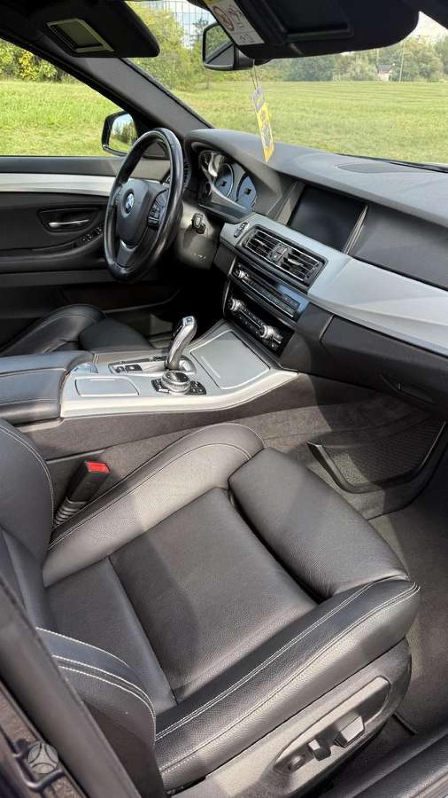 Blue BMW 525 2014 in Vilnius, with an engine capacity of 2.00 L and mileage of 252 thousand km for 10500 €, photo 15 on AUTOMOTO.COM.LV