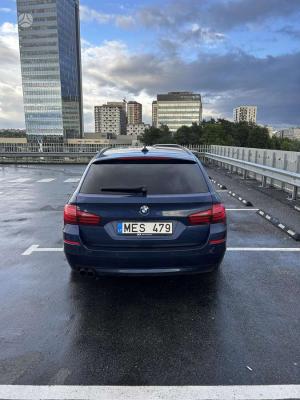 Blue BMW 525 2015 in Vilnius, with an engine capacity of 2.00 L and mileage of 298 thousand km for 8970 €, photo 5 on AUTOMOTO.COM.LV