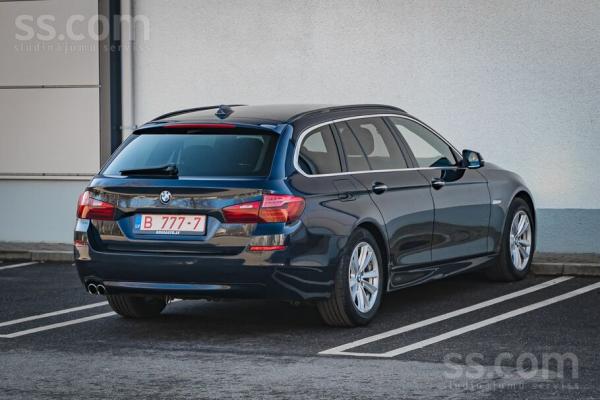 Blue BMW 525 2016 in Riga, with an engine capacity of 2.00 L and mileage of 282 thousand km for 10500 €, photo 5 on AUTOMOTO.COM.LV
