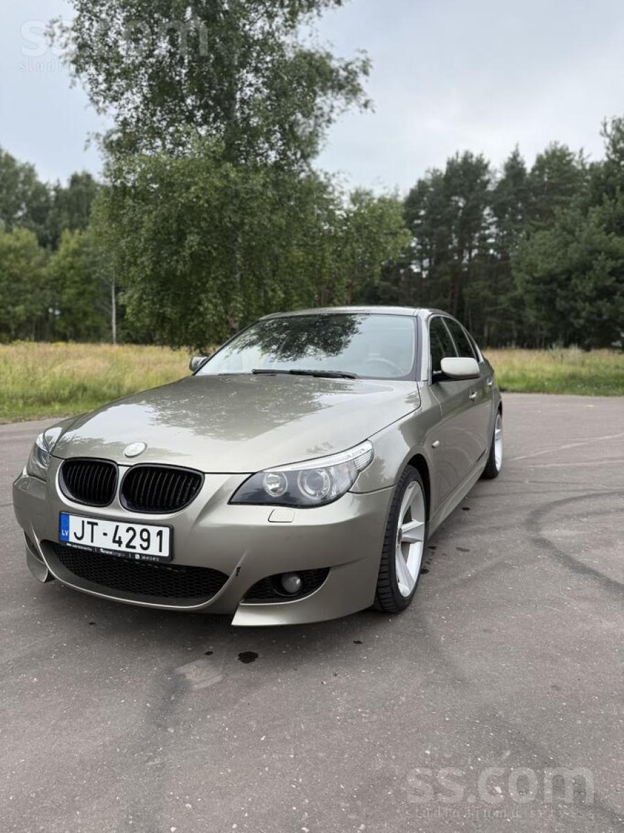 Brown BMW 525 2006 in Jurmala, with an engine capacity of 2.50 L and mileage of 302 thousand km for 4300 €, photo 3 on AUTOMOTO.COM.LV