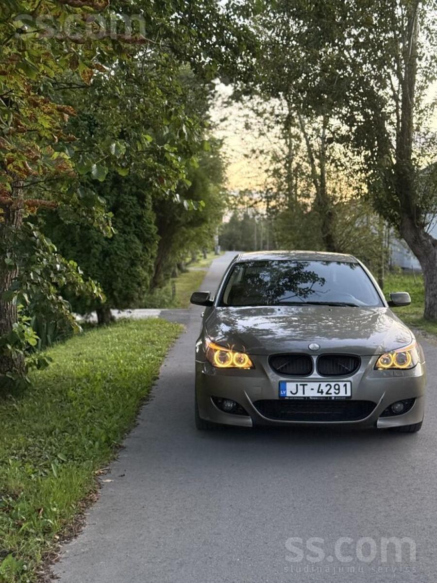 Brown BMW 525 2006 in Jurmala, with an engine capacity of 2.50 L and mileage of 302 thousand km for 4300 €, photo 11 on AUTOMOTO.COM.LV