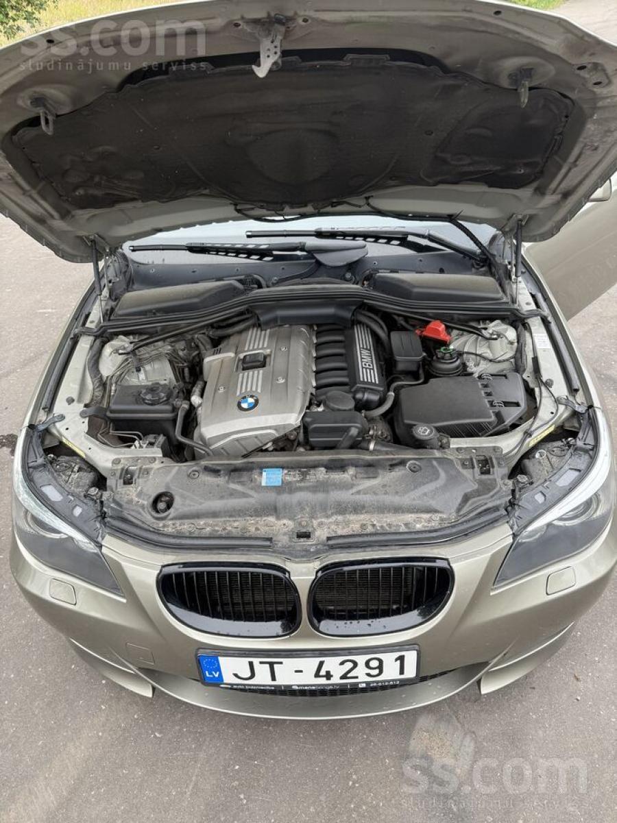 Brown BMW 525 2006 in Jurmala, with an engine capacity of 2.50 L and mileage of 302 thousand km for 4300 €, photo 19 on AUTOMOTO.COM.LV
