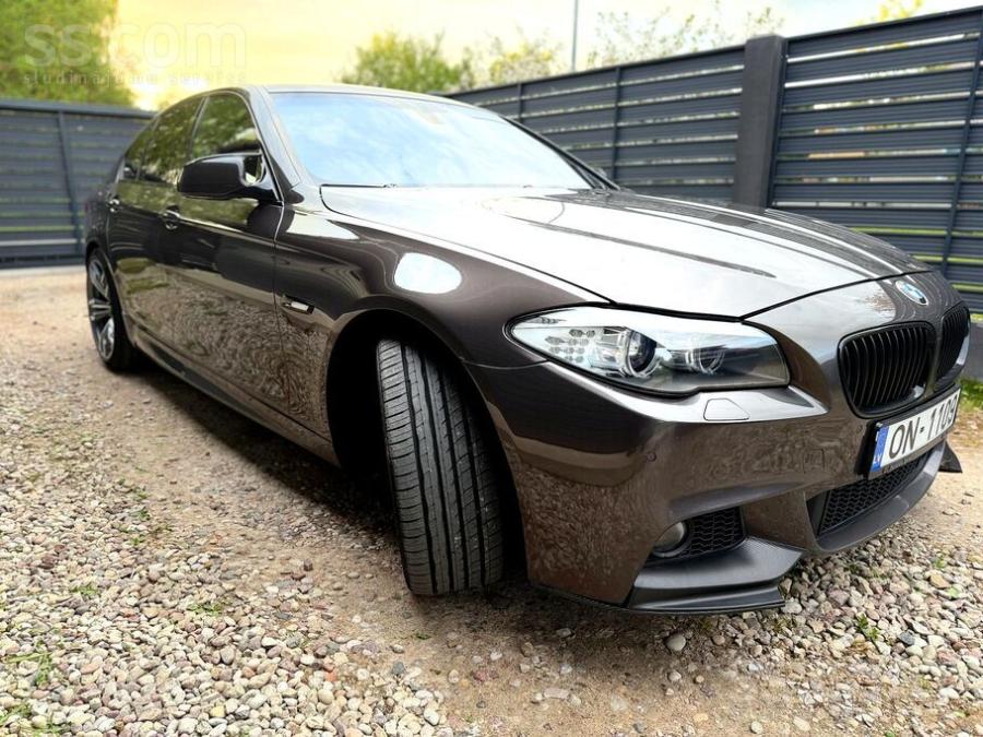 Brown BMW 525 2010 in Jurmala, with an engine capacity of 3.00 L and mileage of 291 thousand km for 12999 €, photo 5 on AUTOMOTO.COM.LV