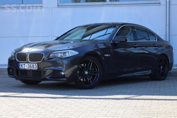Brown BMW 525 2011 in Riga, with an engine capacity of 3.00 L and mileage of 0 thousand km for 12495 €, photo 1 on AUTOMOTO.COM.LV