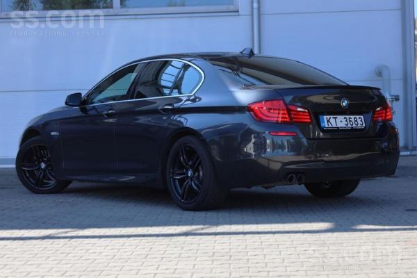 Brown BMW 525 2011 in Riga, with an engine capacity of 3.00 L and mileage of 0 thousand km for 12495 €, photo 5 on AUTOMOTO.COM.LV