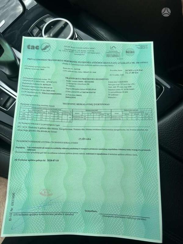 Brūns BMW 525 2012 Kauņa, ar dzinēja tilpumu 2.00 L un nobraukumu 305 tūkst. km par 8800 €, foto 9 vietnē AUTOMOTO.COM.LV