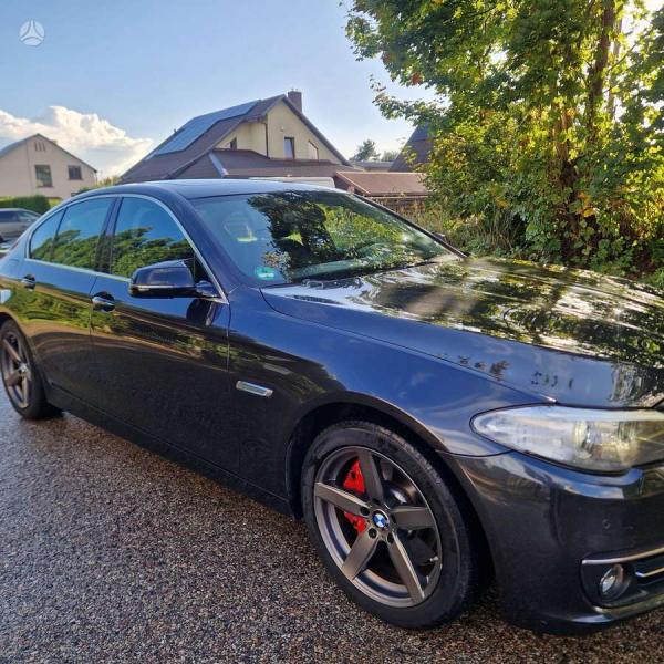 Brown BMW 525 2014 in Utena, with an engine capacity of 2.00 L and mileage of 182 thousand km for 10100 €, photo 6 on AUTOMOTO.COM.LV