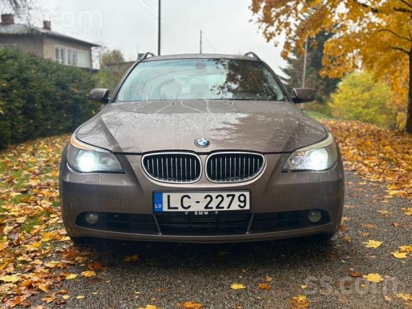 Brown BMW 525 2004 in Talsi, with an engine capacity of 2.50 L and mileage of 380 thousand km for 2400 €, photo 4 on AUTOMOTO.COM.LV