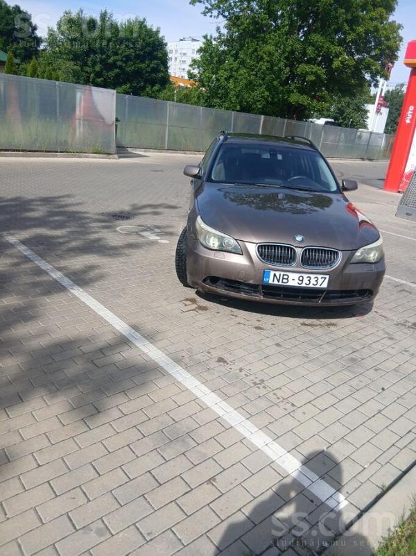 Brown BMW 525 2004 in Riga, with an engine capacity of 2.50 L and mileage of 383 thousand km for 2600 €, photo 2 on AUTOMOTO.COM.LV