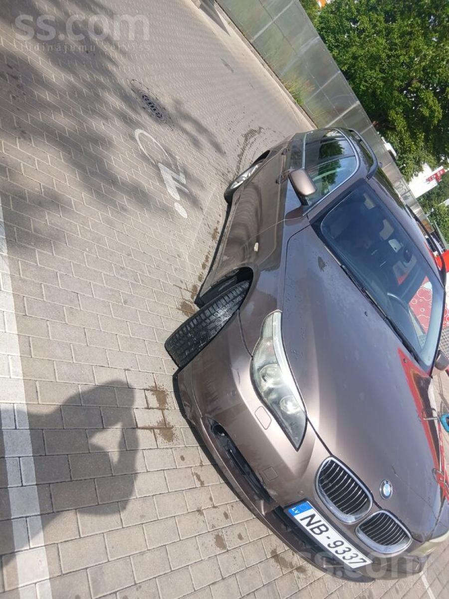 Brūns BMW 525 2004 Rīga, ar dzinēja tilpumu 2.50 L un nobraukumu 383 tūkst. km par 2600 €, foto 4 vietnē AUTOMOTO.COM.LV
