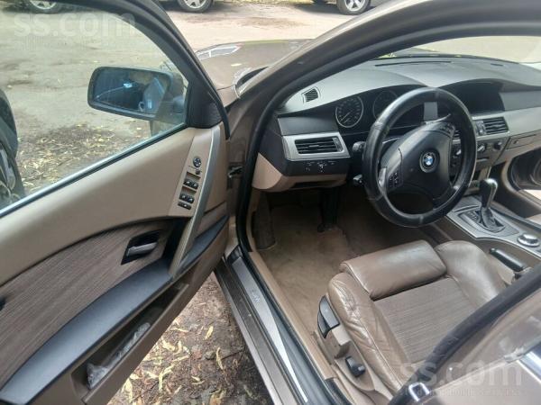 Brown BMW 525 2004 in Riga, with an engine capacity of 2.50 L and mileage of 383 thousand km for 2600 €, photo 10 on AUTOMOTO.COM.LV