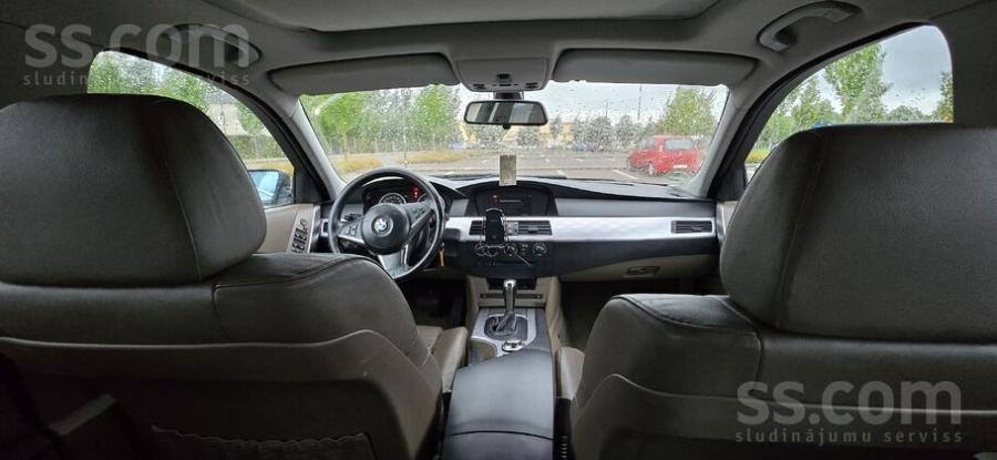 Brown BMW 525 2004 in Ventspils, with an engine capacity of 2.50 L and mileage of 257 thousand km for 2600 €, photo 13 on AUTOMOTO.COM.LV