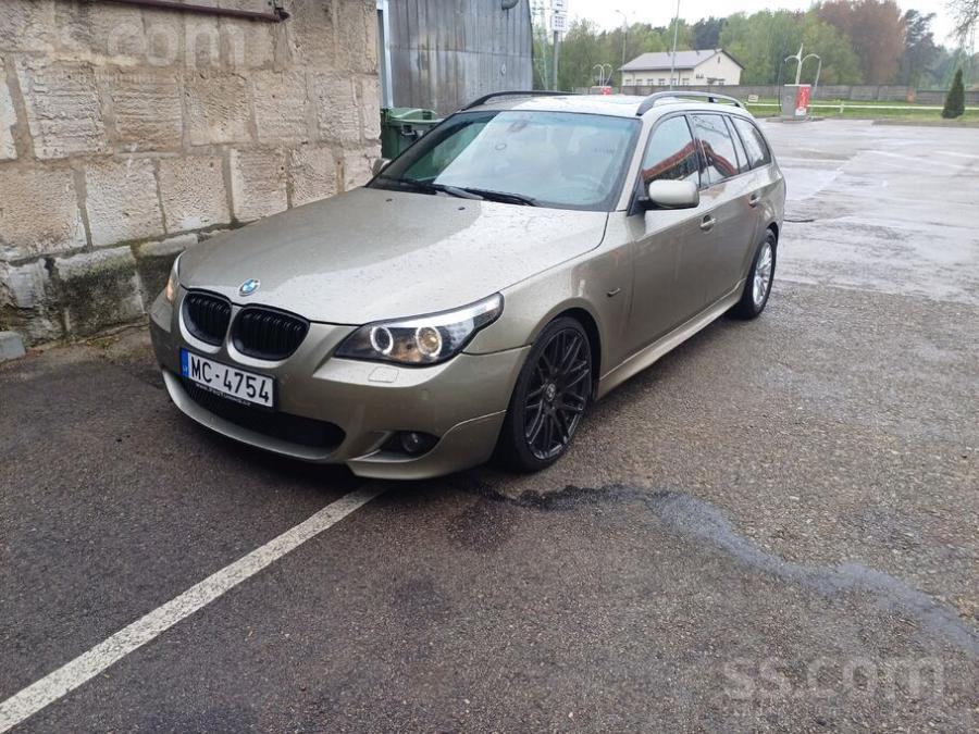 Brown BMW 525 2005 in Riga, with an engine capacity of 2.50 L and mileage of 52 thousand km for 1200 €, photo 1 on AUTOMOTO.COM.LV