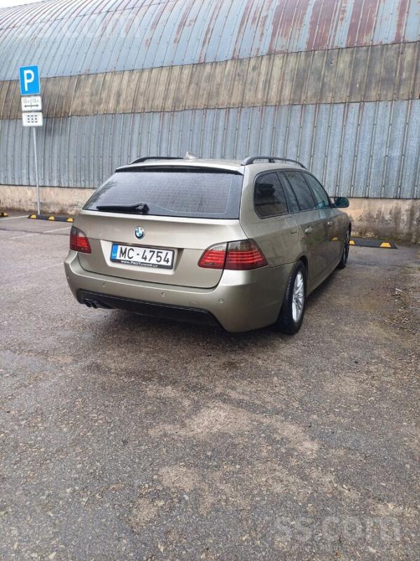 Brown BMW 525 2005 in Riga, with an engine capacity of 2.50 L and mileage of 52 thousand km for 1200 €, photo 6 on AUTOMOTO.COM.LV