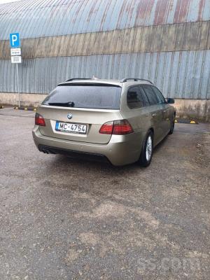 Brown BMW 525 2005 in Riga, with an engine capacity of 2.50 L and mileage of 52 thousand km for 1200 €, photo 6 on AUTOMOTO.COM.LV