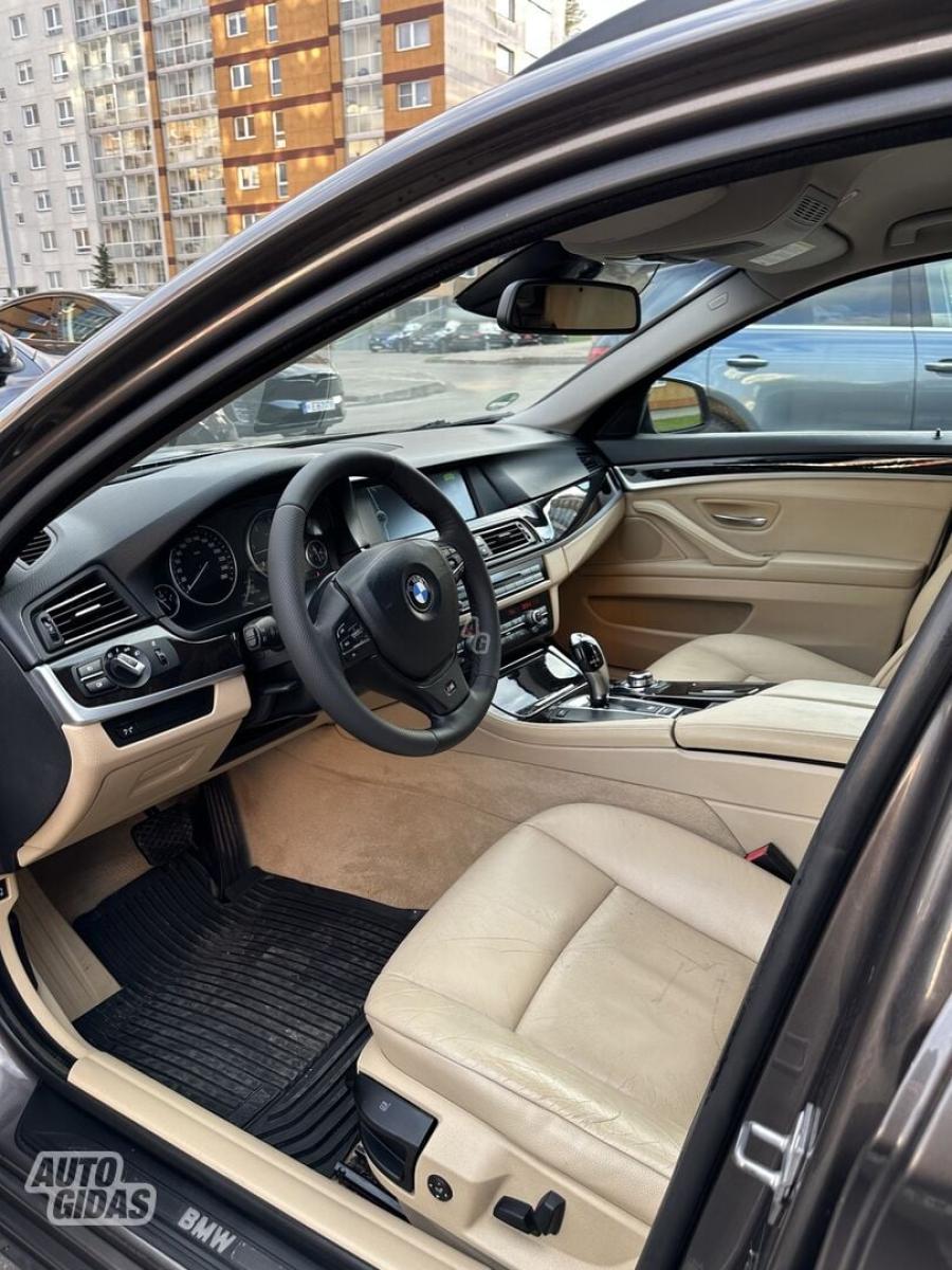 Brown BMW 525 2011 in Klaipeda, with an engine capacity of 3.00 L and mileage of 290 thousand km for 6900 €, photo 8 on AUTOMOTO.COM.LV