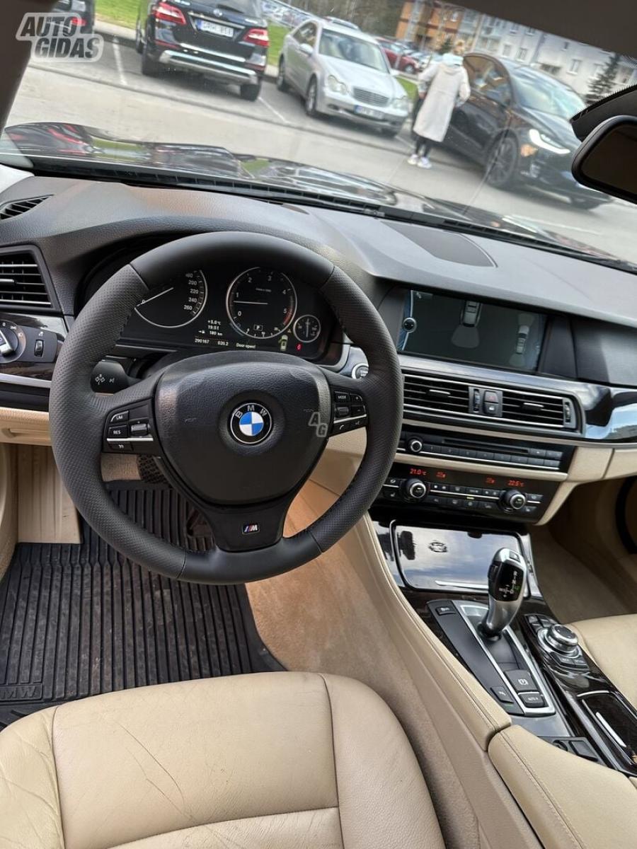 Brown BMW 525 2011 in Klaipeda, with an engine capacity of 3.00 L and mileage of 290 thousand km for 6900 €, photo 9 on AUTOMOTO.COM.LV