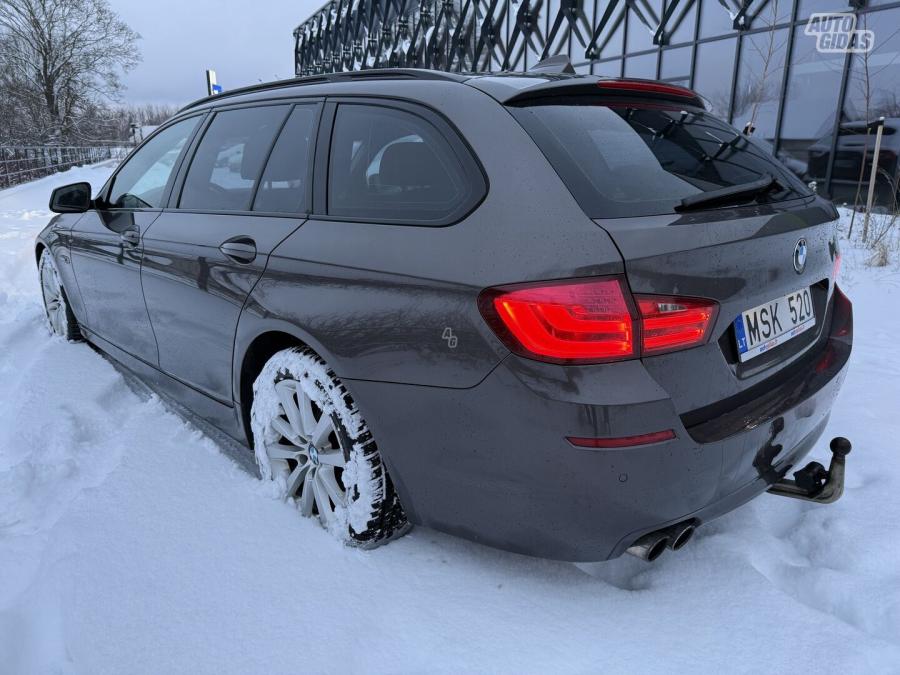 Brown BMW 525 2012 in Vilnius, with an engine capacity of 2.00 L and mileage of 321 thousand km for 8450 €, photo 6 on AUTOMOTO.COM.LV