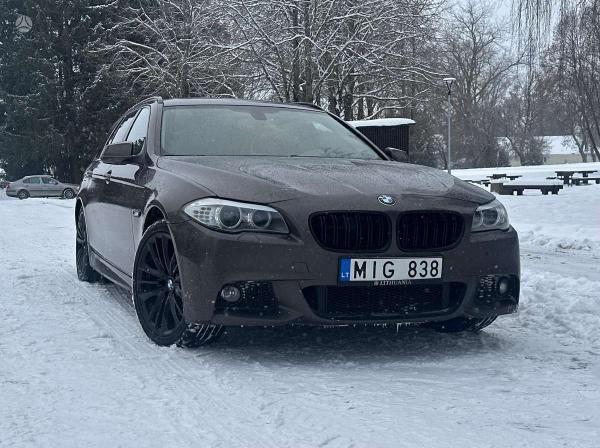 Brown BMW 525 2012 in Raseiniai, with an engine capacity of 2.00 L and mileage of 350 thousand km for 8600 €, photo 1 on AUTOMOTO.COM.LV