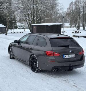 Brown BMW 525 2012 in Raseiniai, with an engine capacity of 2.00 L and mileage of 350 thousand km for 8600 €, photo 5 on AUTOMOTO.COM.LV