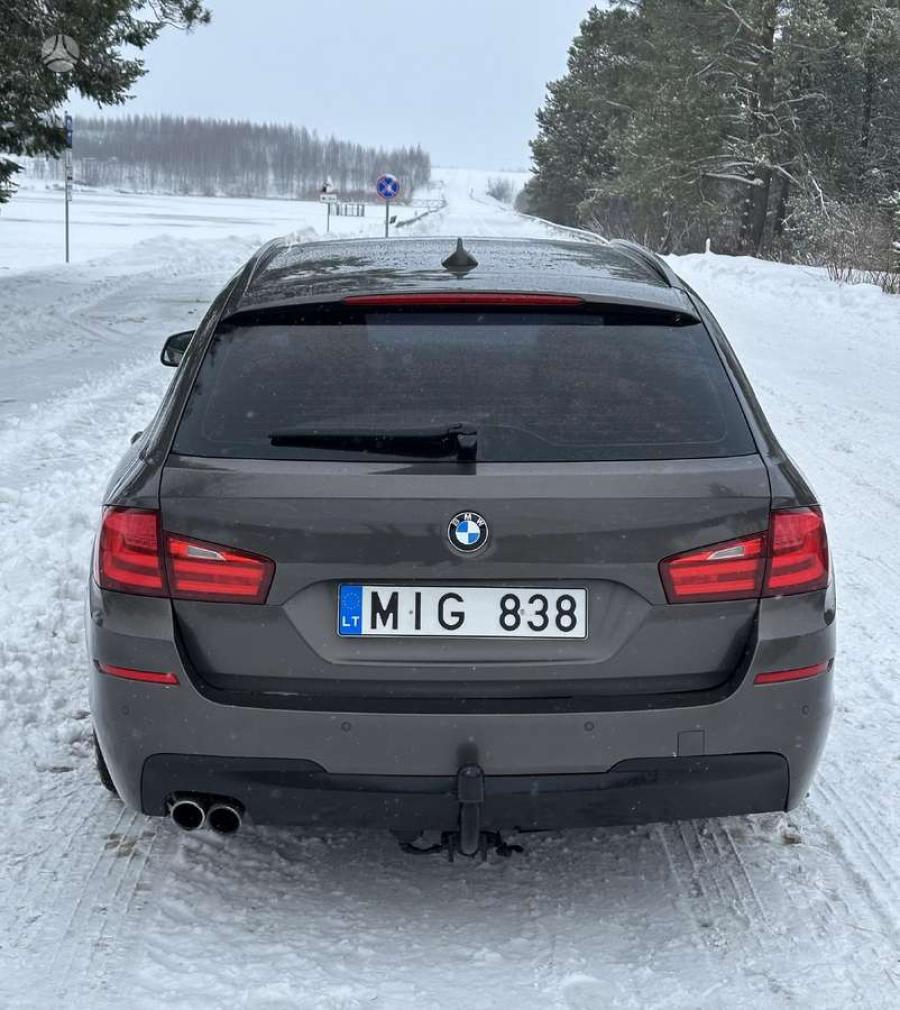 Brown BMW 525 2012 in Raseiniai, with an engine capacity of 2.00 L and mileage of 350 thousand km for 8600 €, photo 6 on AUTOMOTO.COM.LV