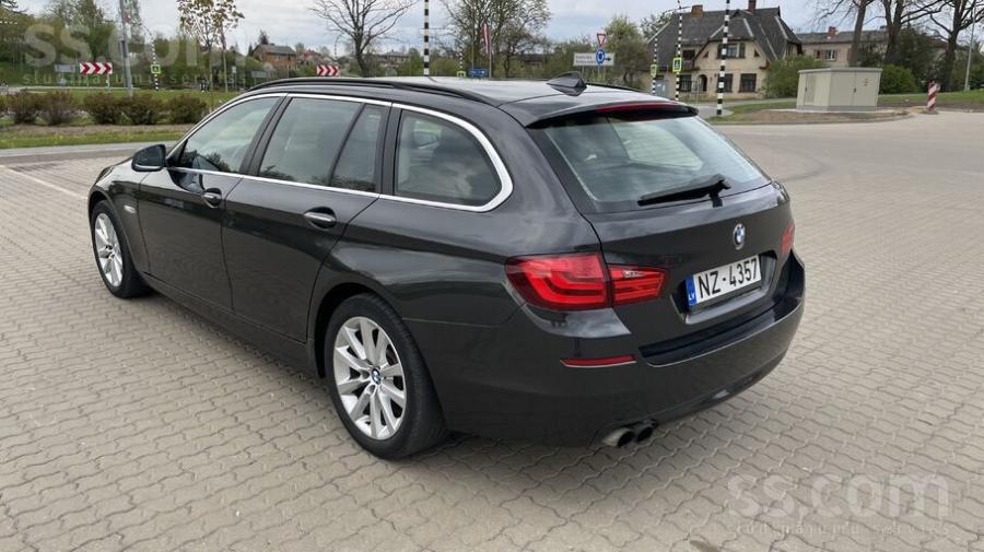 Brown BMW 525 2012 in Saldus, with an engine capacity of 2.00 L and mileage of 244 thousand km for 7990 €, photo 7 on AUTOMOTO.COM.LV