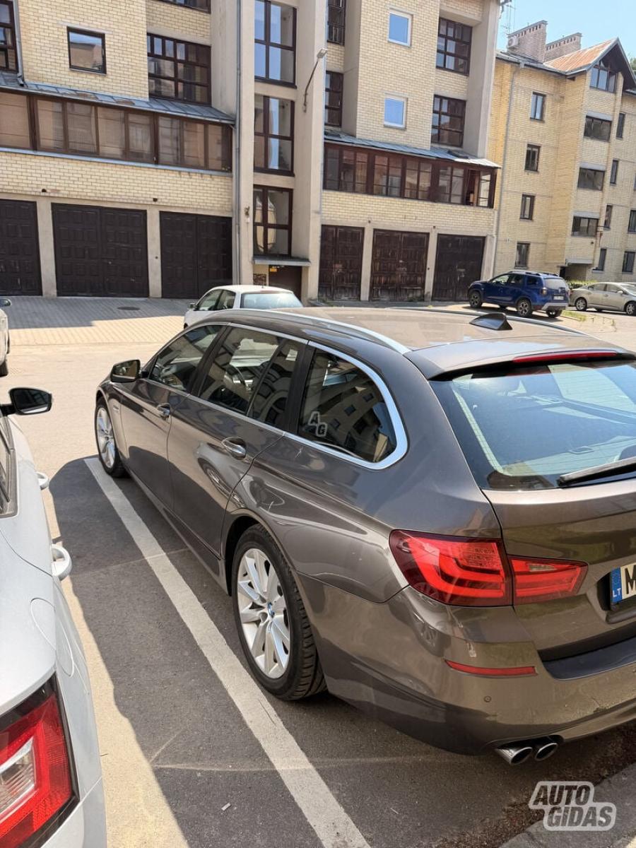Brown BMW 525 2012 in Vilnius, with an engine capacity of 2.00 L and mileage of 349 thousand km for 5500 €, photo 7 on AUTOMOTO.COM.LV