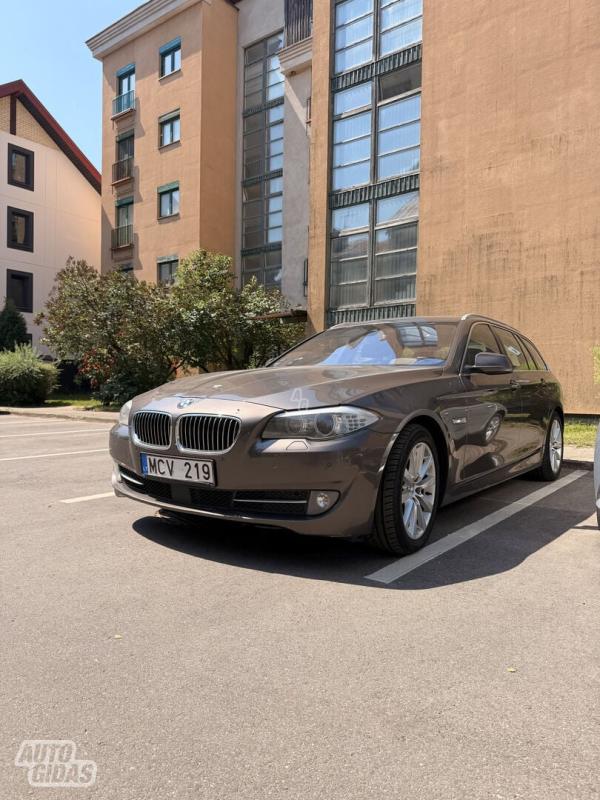 Brown BMW 525 2012 in Vilnius, with an engine capacity of 2.00 L and mileage of 349 thousand km for 5500 €, photo 7 on AUTOMOTO.COM.LV