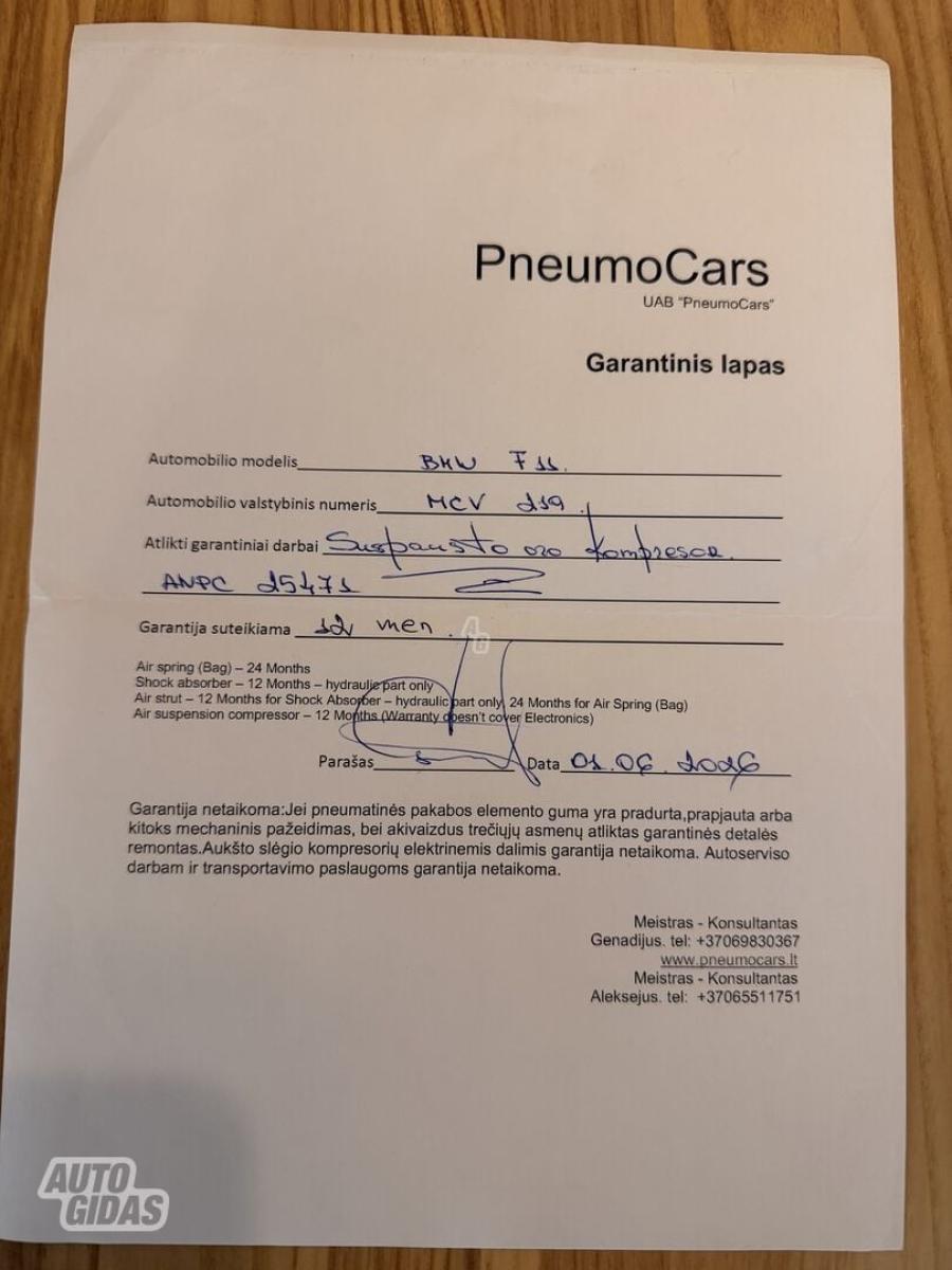 Brown BMW 525 2012 in Vilnius, with an engine capacity of 2.00 L and mileage of 349 thousand km for 5500 €, photo 33 on AUTOMOTO.COM.LV