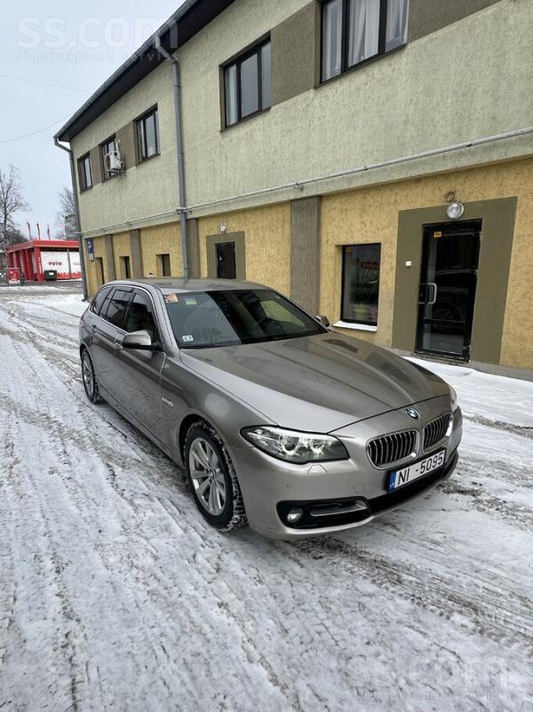 Brown BMW 525 2014 in Riga, with an engine capacity of 2.50 L and mileage of 207 thousand km for 11000 €, photo 1 on AUTOMOTO.COM.LV