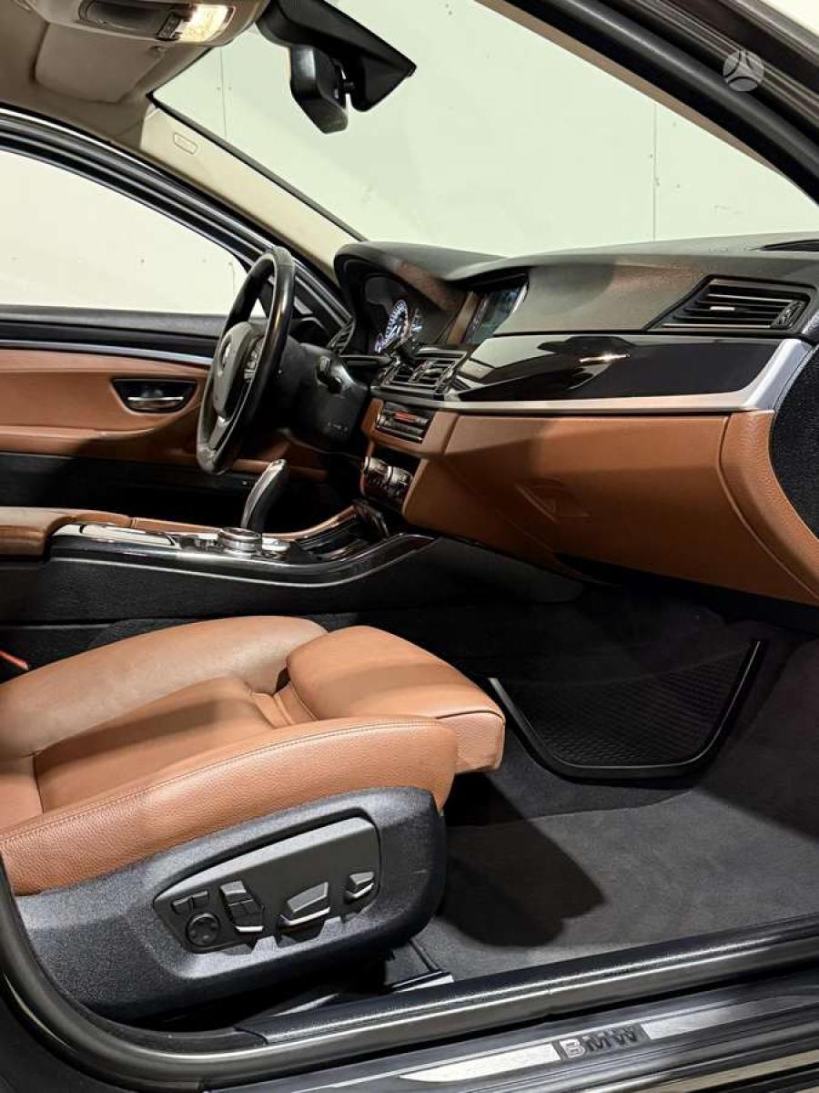 Brown BMW 525 2014 in Klaipeda, with an engine capacity of 2.00 L and mileage of 220 thousand km for 11999 €, photo 6 on AUTOMOTO.COM.LV