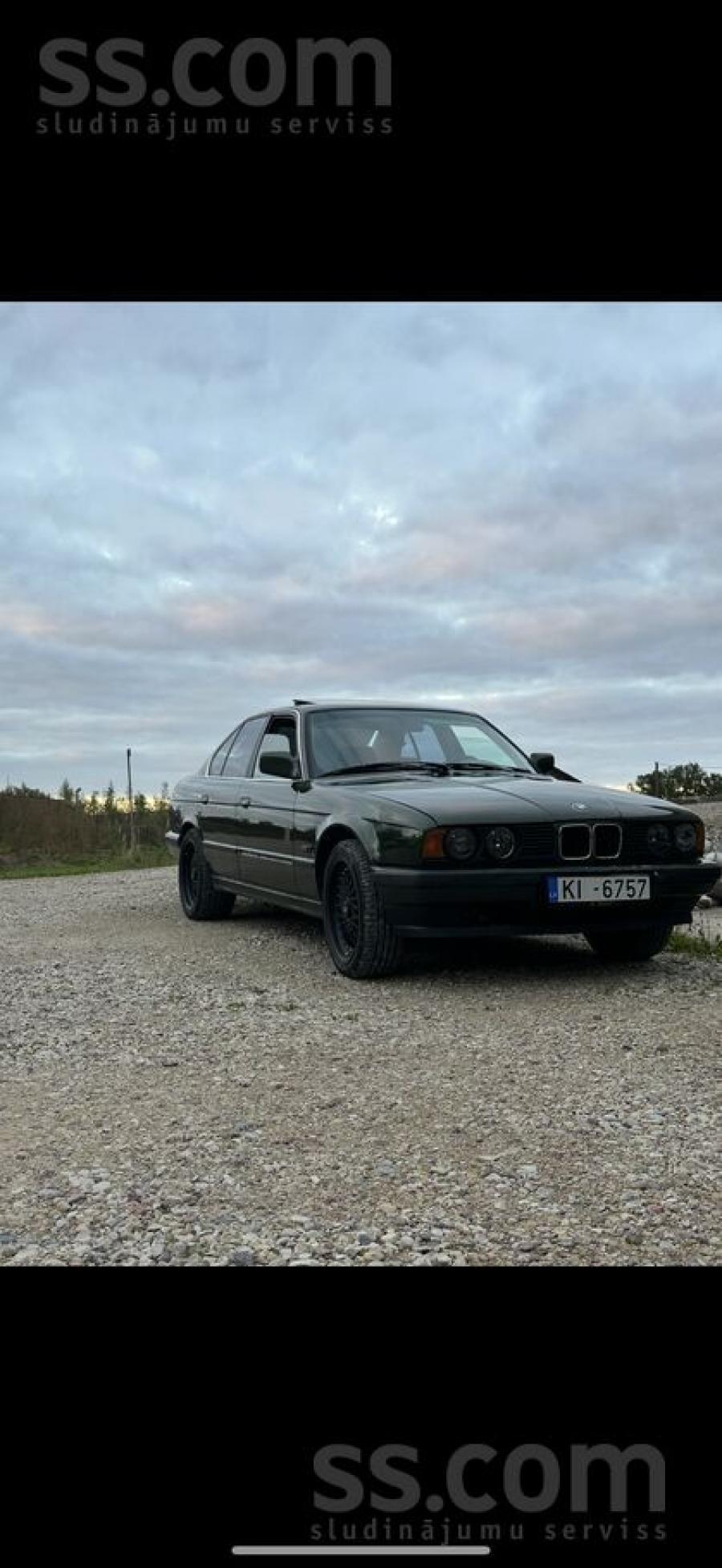 Zaļš BMW 525 1988 Tukums, ar dzinēja tilpumu 3.00 L un nobraukumu 0 tūkst. km par 4850 €, foto 1 vietnē AUTOMOTO.COM.LV