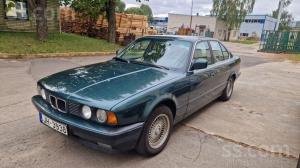 Zaļš BMW 525 1992 Rīga, ar dzinēja tilpumu 2.50 L un nobraukumu 250 tūkst. km par 4000 €, foto  vietnē AUTOMOTO.COM.LV