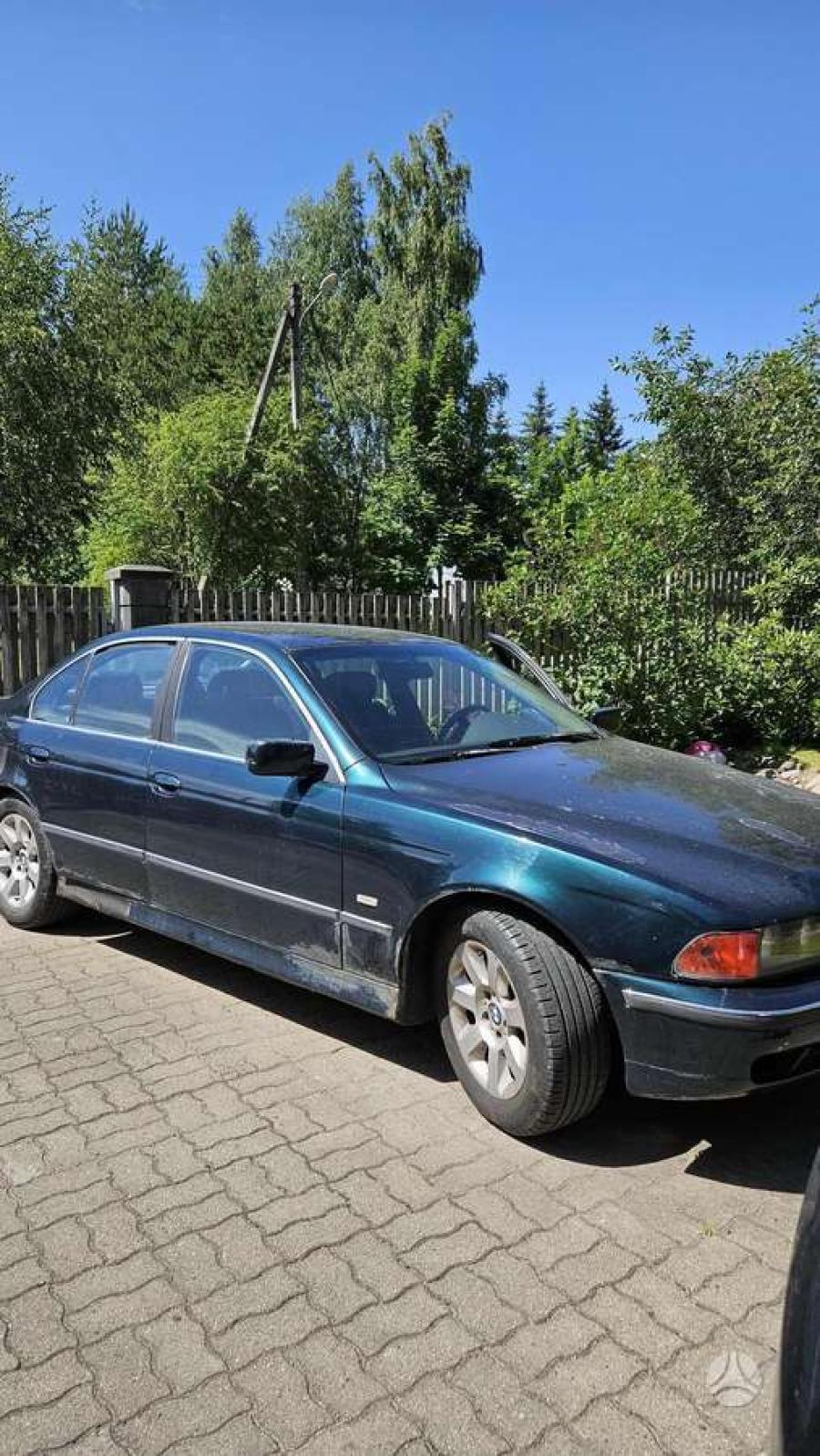 Зеленый БМВ 525 1998 в Вильнюс, объемом двигателя 2.50 л и пробегом 10000 тыс. км за 700 €, фото 3 на AUTOMOTO.COM.LV