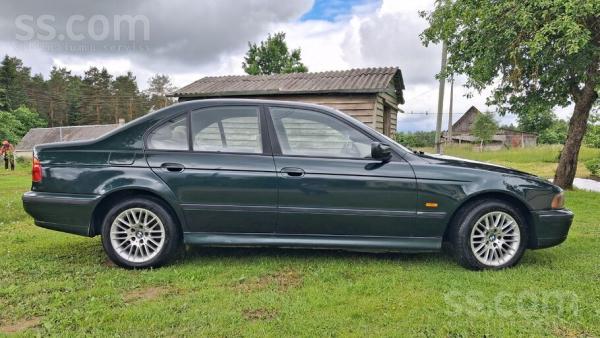 Green BMW 525 1999 in Rezekne, with an engine capacity of 2.50 L and mileage of 0 thousand km for 1950 €, photo 7 on AUTOMOTO.COM.LV