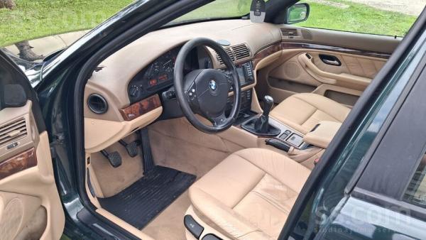 Green BMW 525 1999 in Rezekne, with an engine capacity of 2.50 L and mileage of 0 thousand km for 1950 €, photo 10 on AUTOMOTO.COM.LV