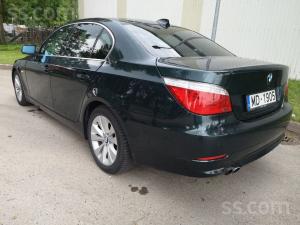 Green BMW 525 2008 in Riga, with an engine capacity of 2.50 L and mileage of 0 thousand km for 2090 €, photo 5 on AUTOMOTO.COM.LV