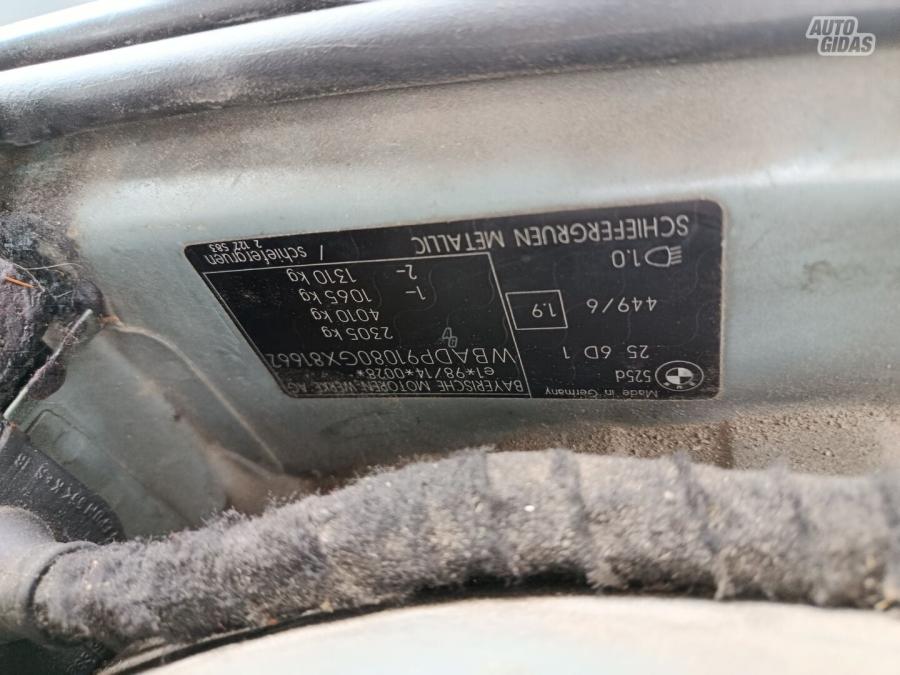 Zaļš BMW 525 2003 Šauļi, ar dzinēja tilpumu 2.50 L un nobraukumu 410 tūkst. km par 1250 €, foto 23 vietnē AUTOMOTO.COM.LV