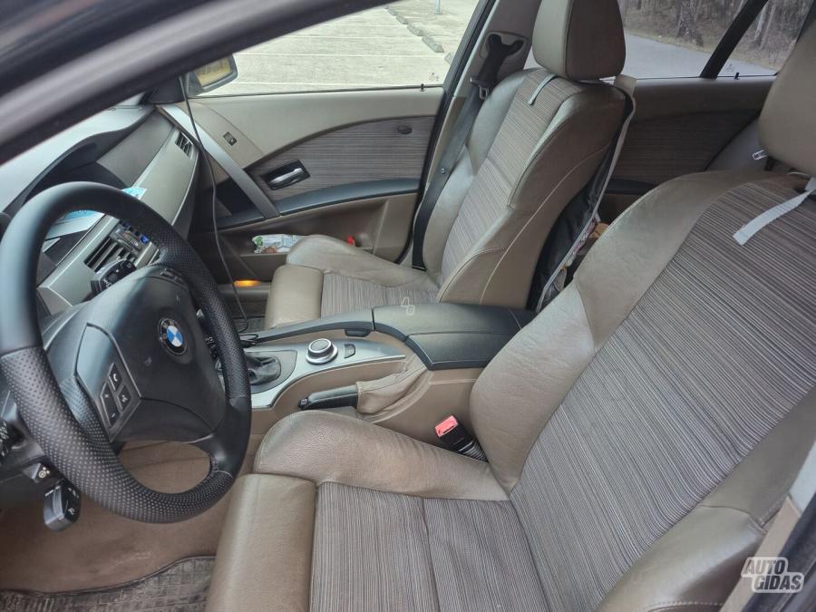 Zaļš BMW 525 2005 Klaipėda, ar dzinēja tilpumu 2.50 L un nobraukumu 407 tūkst. km par 3200 €, foto 7 vietnē AUTOMOTO.COM.LV