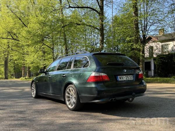 Green BMW 525 2007 in Riga, with an engine capacity of 3.00 L and mileage of 344 thousand km for 3500 €, photo 3 on AUTOMOTO.COM.LV