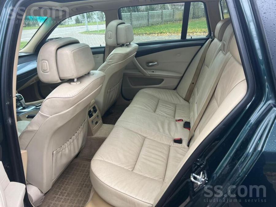 Zaļš BMW 525 2007 Rīga, ar dzinēja tilpumu 3.00 L un nobraukumu 344 tūkst. km par 3500 €, foto 7 vietnē AUTOMOTO.COM.LV
