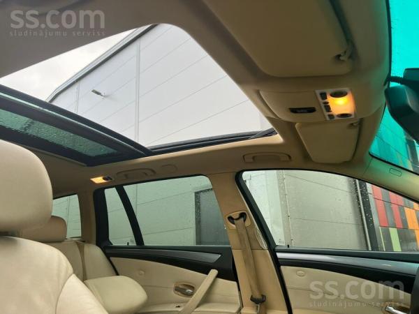Green BMW 525 2007 in Riga, with an engine capacity of 3.00 L and mileage of 344 thousand km for 3500 €, photo 7 on AUTOMOTO.COM.LV
