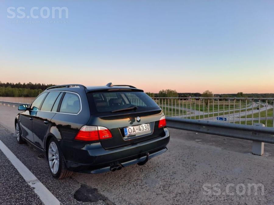 Zaļš BMW 525 2009 Valmiera, ar dzinēja tilpumu 3.00 L un nobraukumu 334 tūkst. km par 4500 €, foto 3 vietnē AUTOMOTO.COM.LV