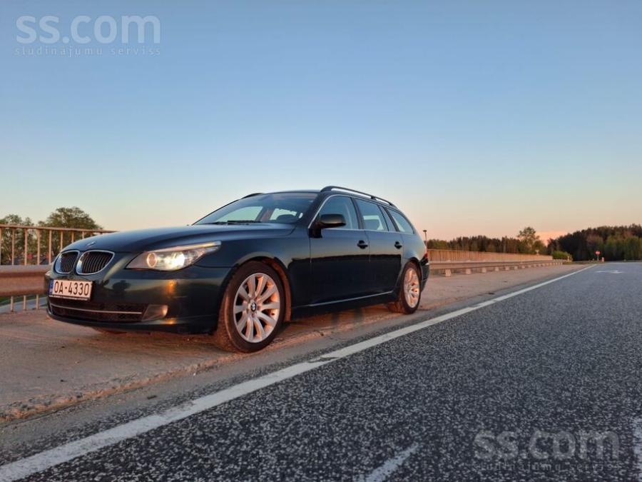 Zaļš BMW 525 2009 Valmiera, ar dzinēja tilpumu 3.00 L un nobraukumu 334 tūkst. km par 4500 €, foto 5 vietnē AUTOMOTO.COM.LV