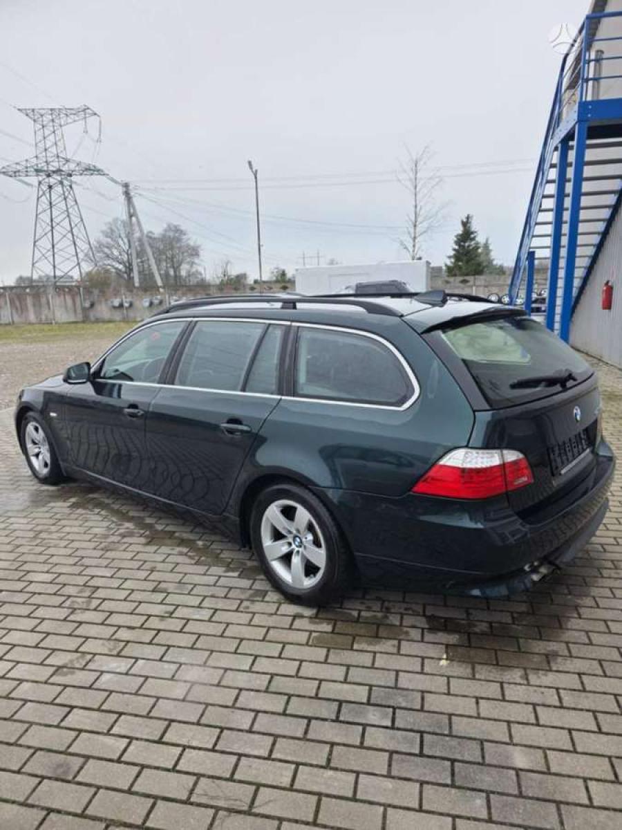Green BMW 525 2009 in Silale, with an engine capacity of 2.99 L and mileage of 284 thousand km for 3550 €, photo 5 on AUTOMOTO.COM.LV