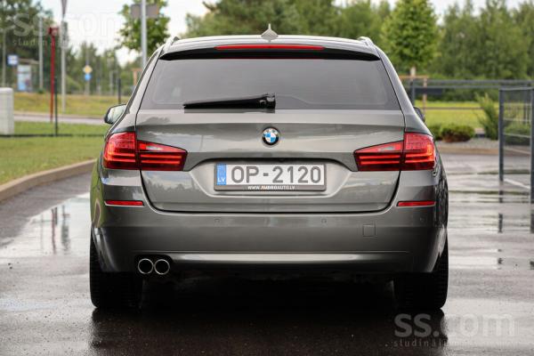 Green BMW 525 2013 in Jelgava, with an engine capacity of 2.00 L and mileage of 0 thousand km for 11800 €, photo 5 on AUTOMOTO.COM.LV